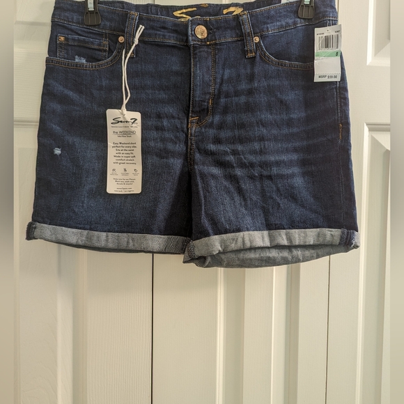 Seven7 | Shorts | Seven7 Rhymes Weekend Short Sz 8 Rolled Cuff Stretch ...